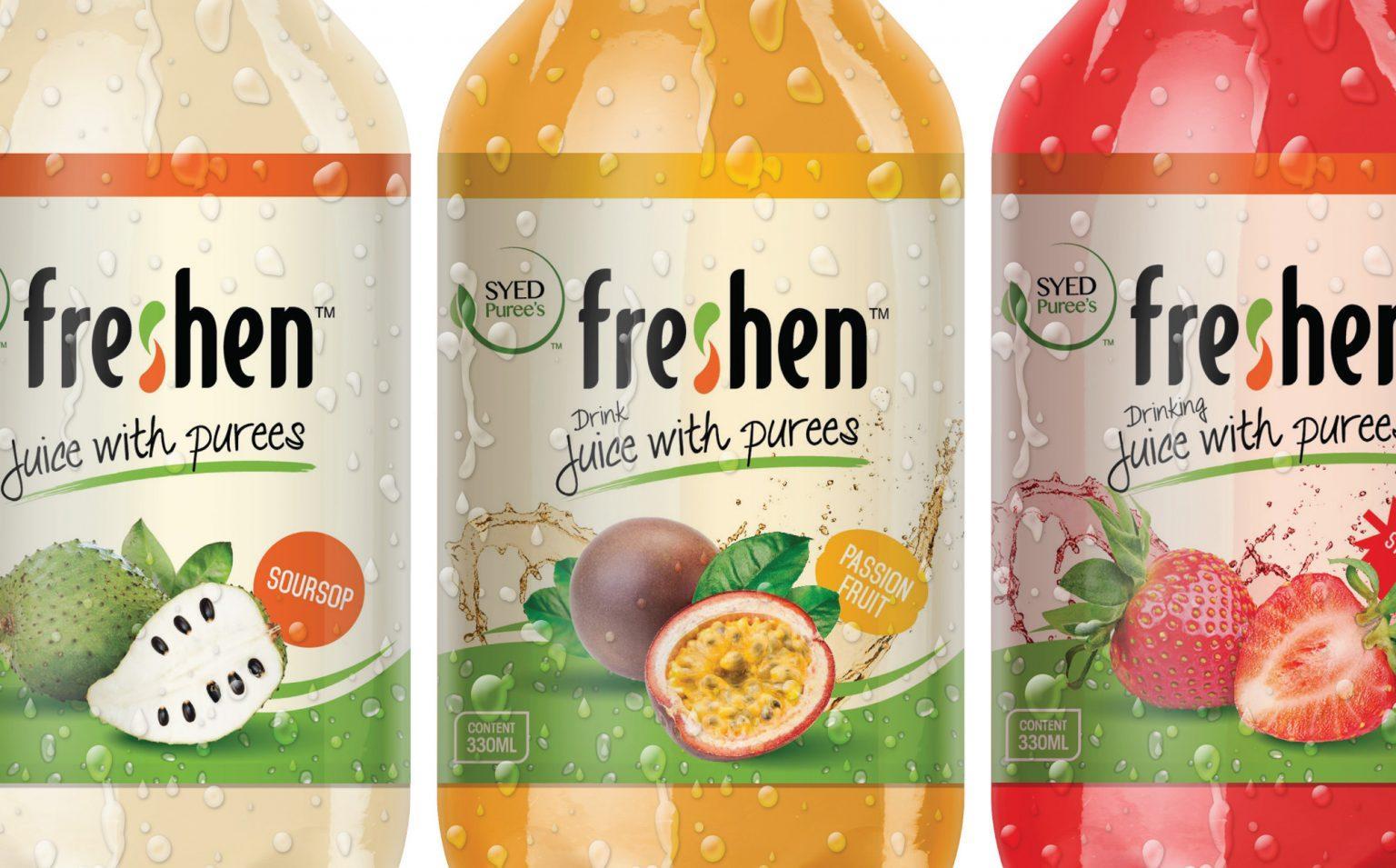 Logo & Packaging Design Malaysia | Freshen Fruit Juice