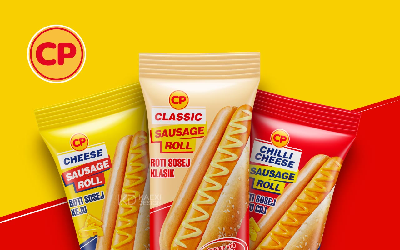 Packaging Design Malaysia | CP Sausage Rolls Series